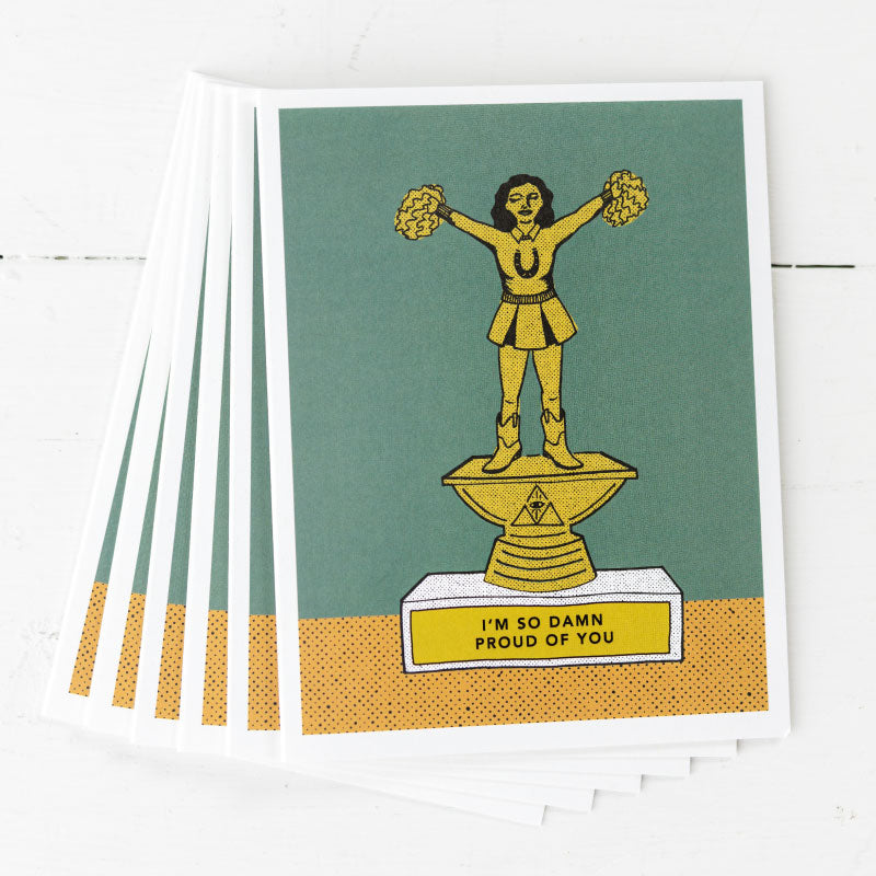 i'm so damn proud of you greeting card – Jenni Earle