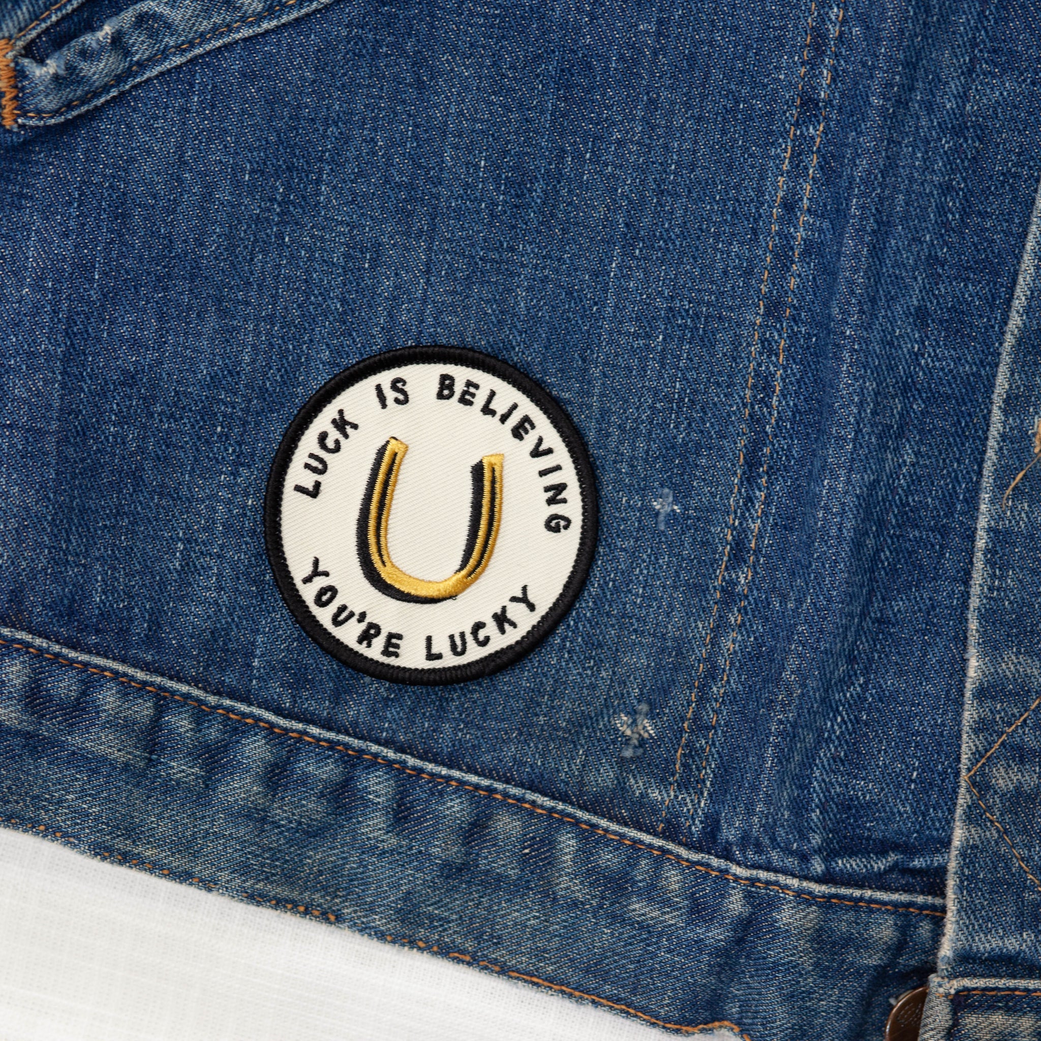 "good luck" woven patch – Jenni Earle